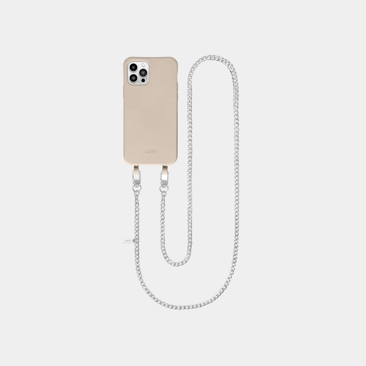 Louve Collection | Beige Phone Case + Ava Chain – Louve collection