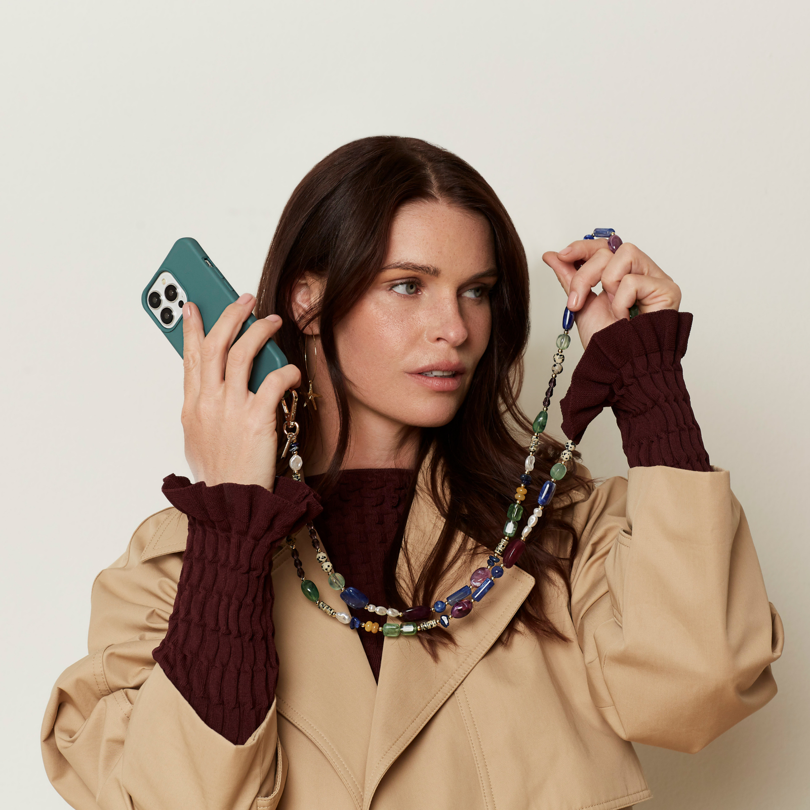 Changeable Phone Straps, iphone Lanyards & Chains – Louve collection